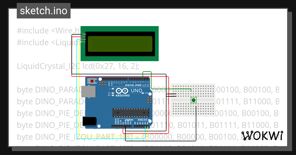 Dino - Wokwi ESP32, STM32, Arduino Simulator