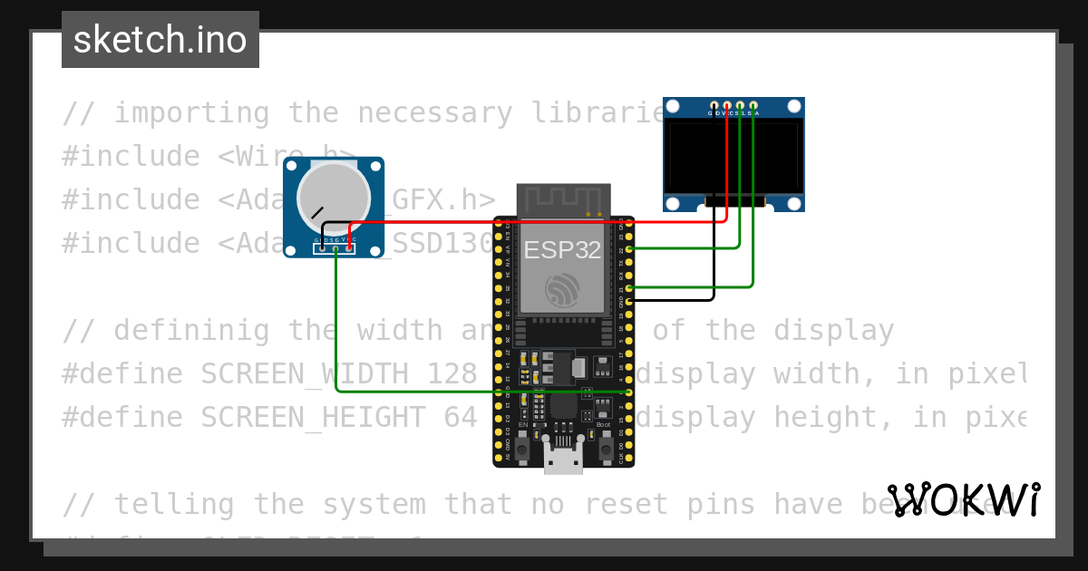 Smog Detector Wokwi Esp32 Stm32 Arduino Simulator 7427