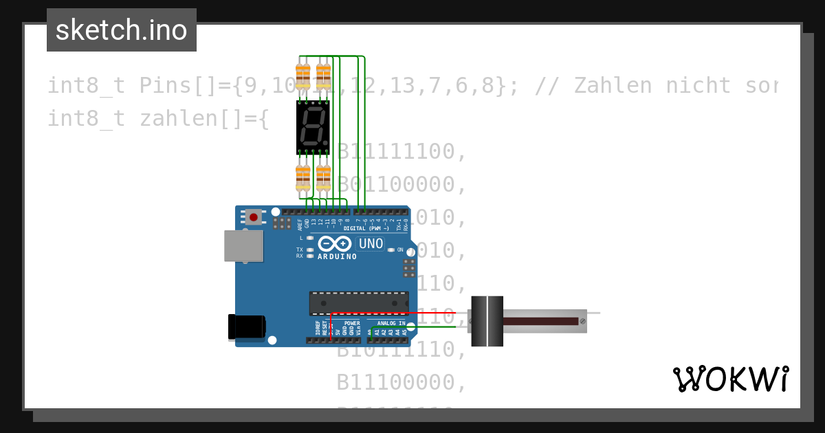 7segment Eingabe Wokwi Esp32 Stm32 Arduino Simulator 5749