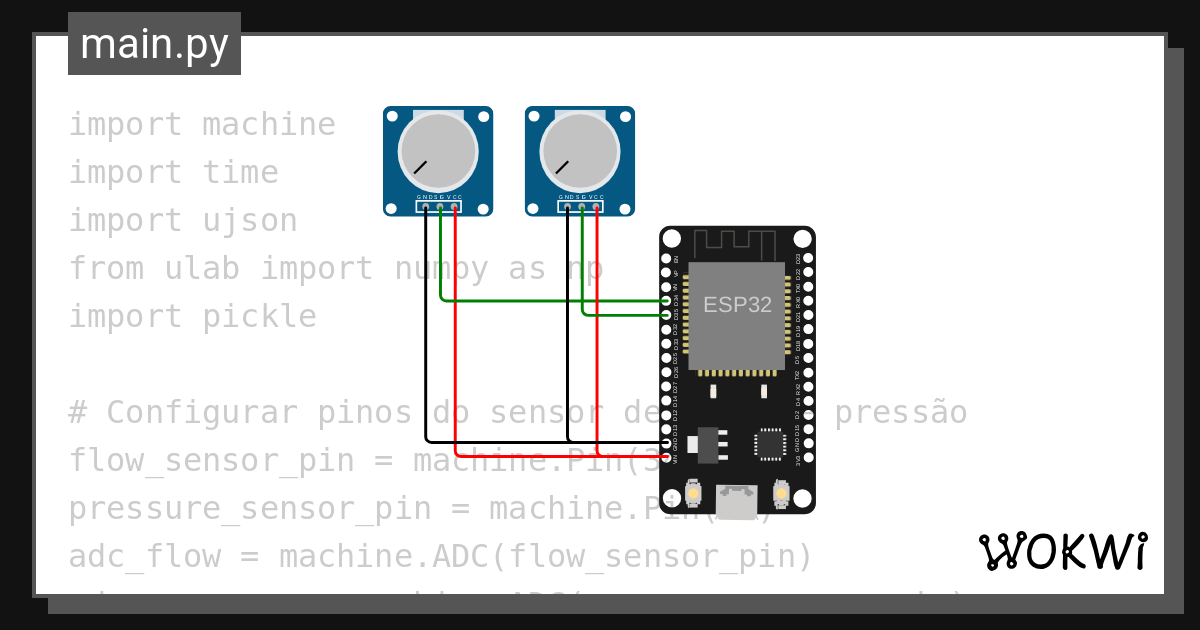 Micropython Read Analog Sensors Wokwi Esp32 Stm32 Arduino Simulator