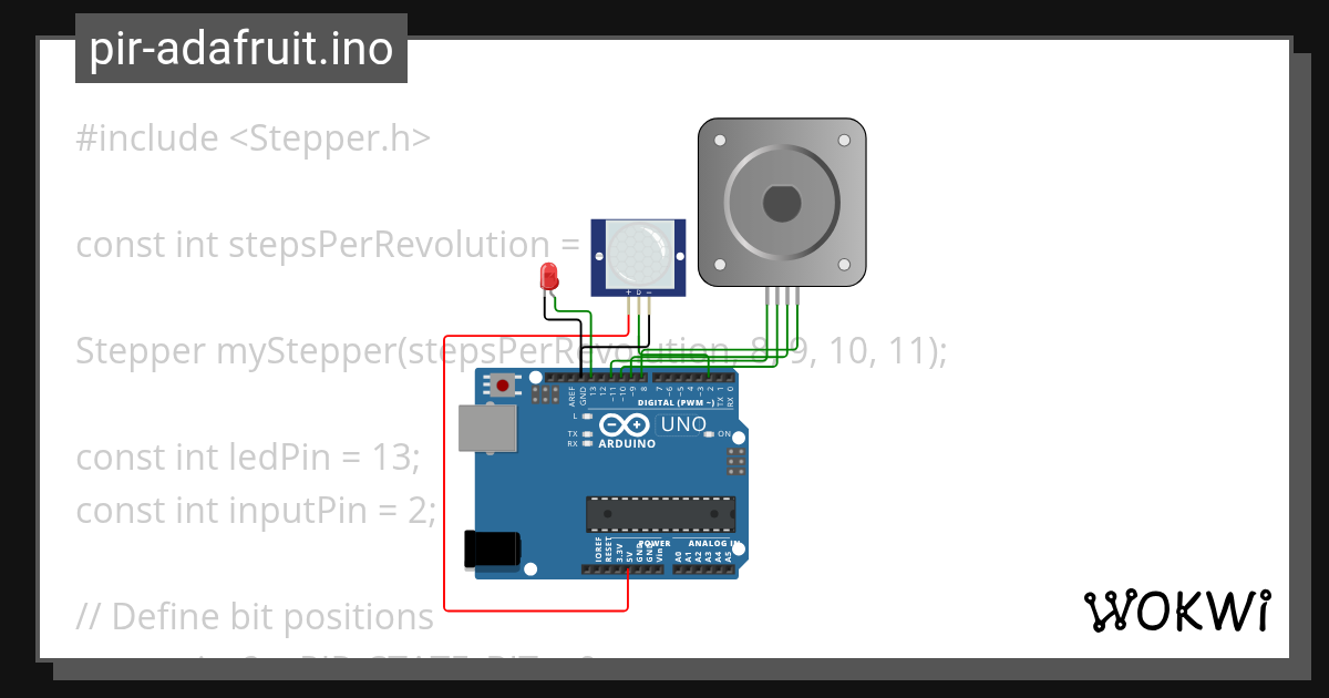stepper_in_motion bitmask - Wokwi ESP32, STM32, Arduino Simulator
