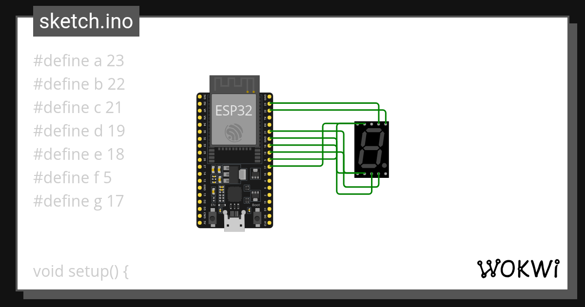 ssd - Wokwi ESP32, STM32, Arduino Simulator