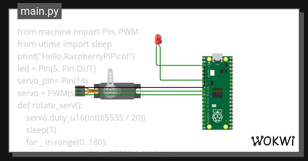 Servometer Wokwi Esp32 Stm32 Arduino Simulator