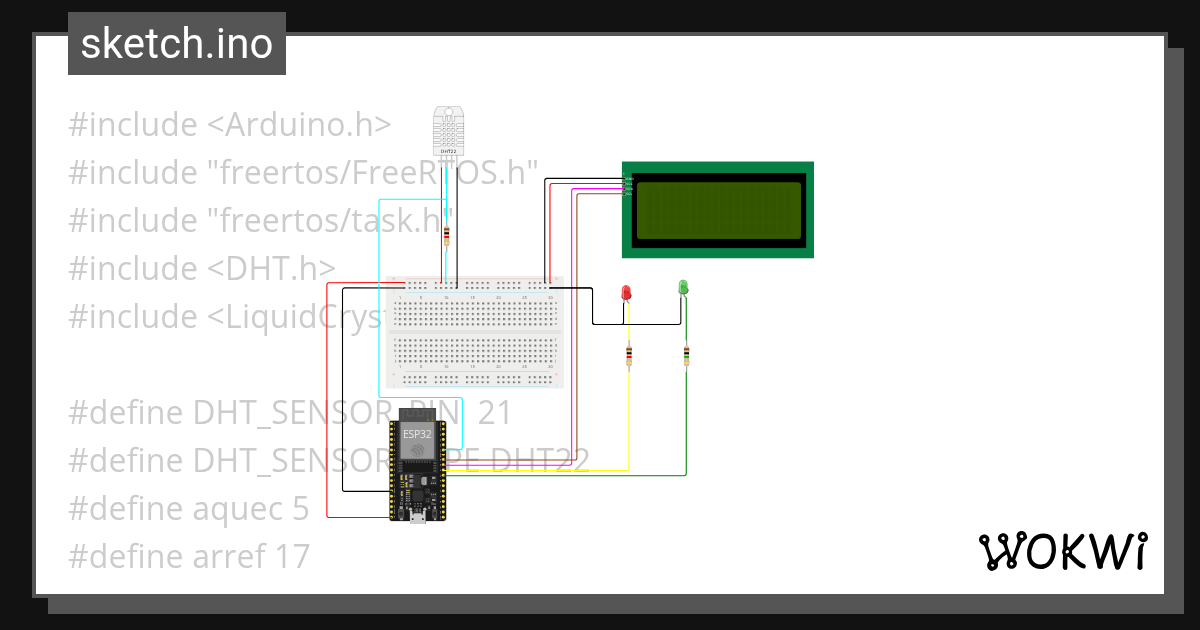 AV2 - Sistemas em Tempo Real v3 - Wokwi ESP32, STM32, Arduino Simulator