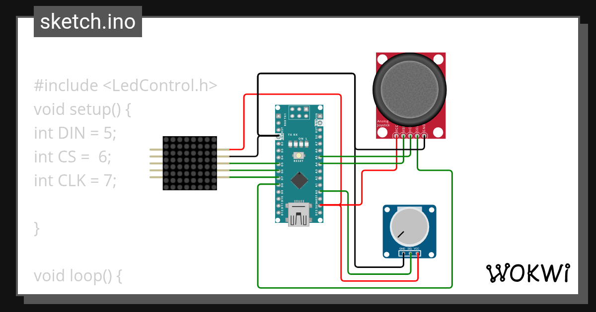 点阵 Copy Wokwi Esp32 Stm32 Arduino Simulator 1640