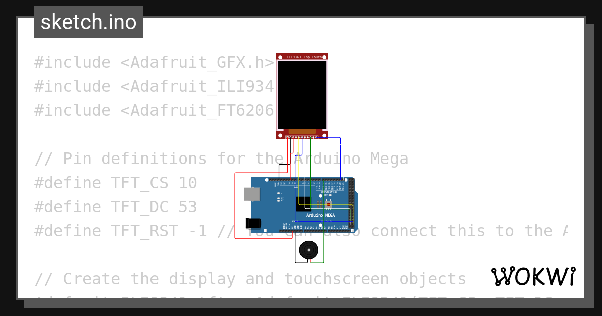 Mega With Cap Touch Wokwi Esp32 Stm32 Arduino Simulator