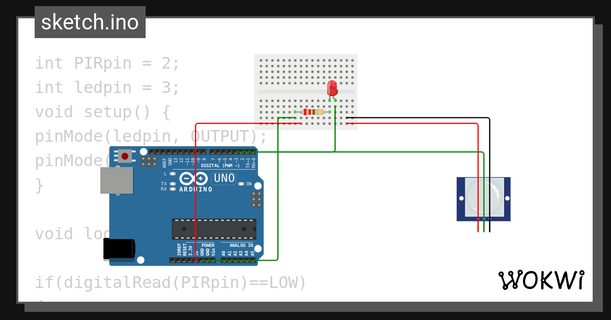 Pirsensor Wokwi Esp32 Stm32 Arduino Simulator 9885