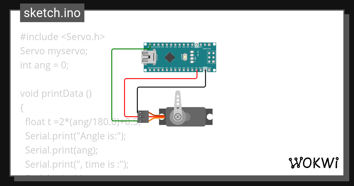 SERVO - Wokwi ESP32, STM32, Arduino Simulator