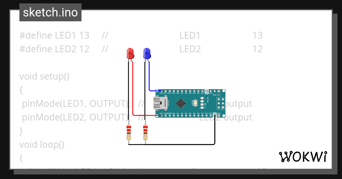EXE 1.1 - Wokwi ESP32, STM32, Arduino Simulator