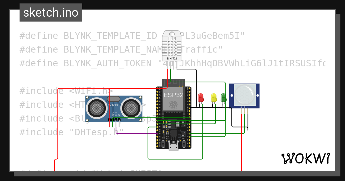 Trafic Diversion Wokwi Esp32 Stm32 Arduino Simulator 5834