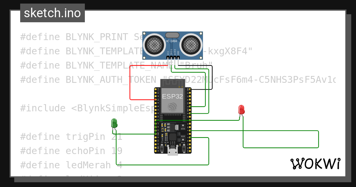 Smart Traffic Light Wokwi Esp32 Stm32 Arduino Simulator 6594