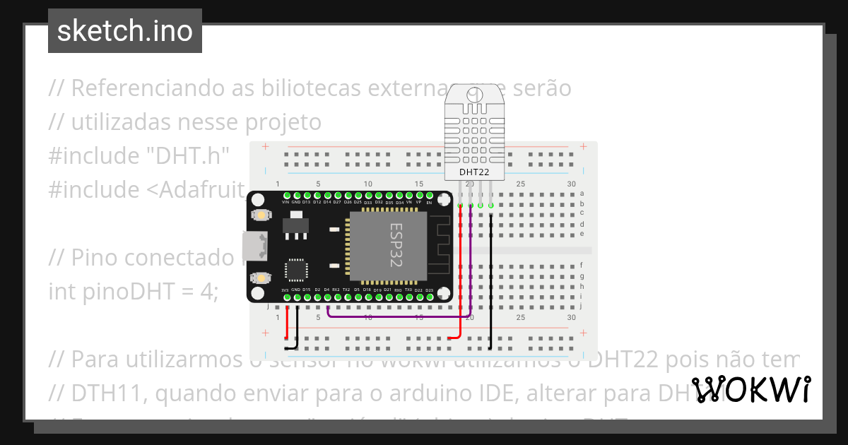 10_Sensor_Temperatura_DHT - Wokwi ESP32, STM32, Arduino Simulator
