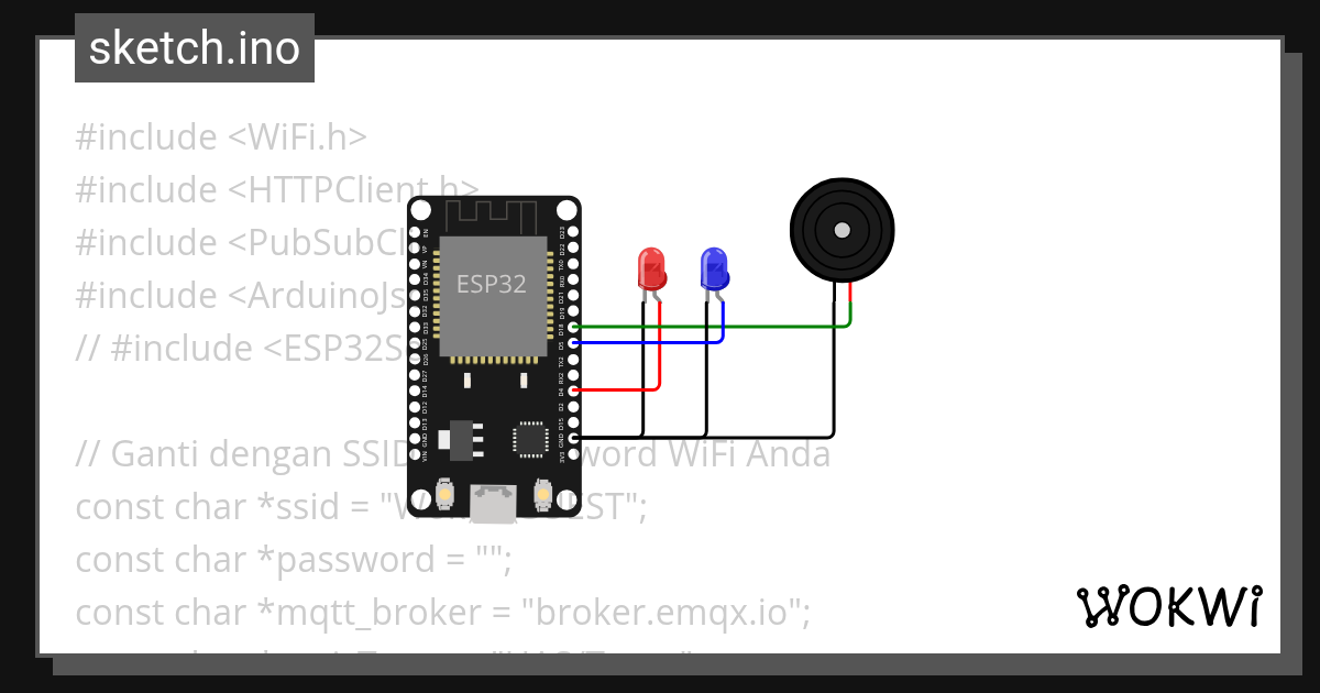 ESP Antares - Wokwi ESP32, STM32, Arduino Simulator