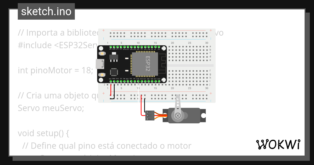 10_MicroServo - Wokwi ESP32, STM32, Arduino Simulator