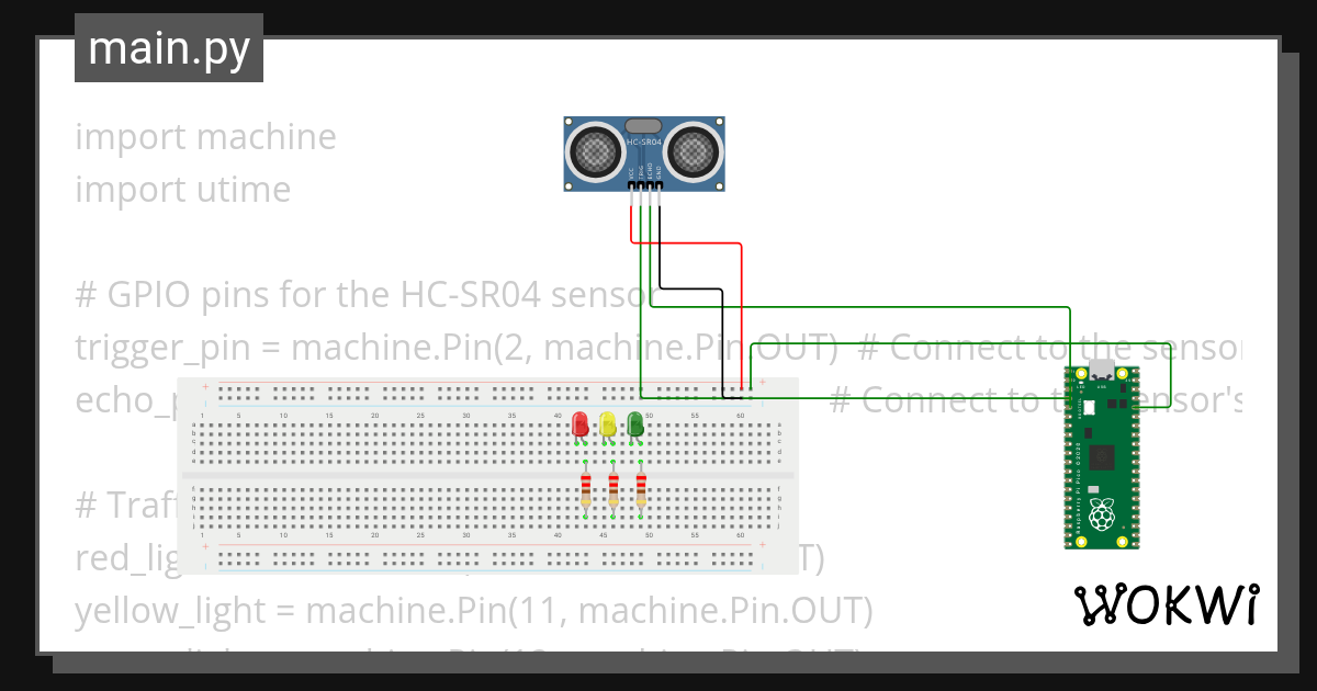 Smart transportation system - Wokwi ESP32, STM32, Arduino Simulator