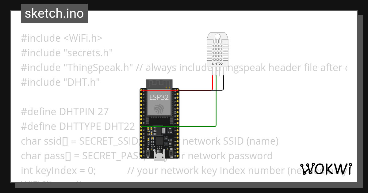 ESPTempLogger - Wokwi ESP32, STM32, Arduino Simulator