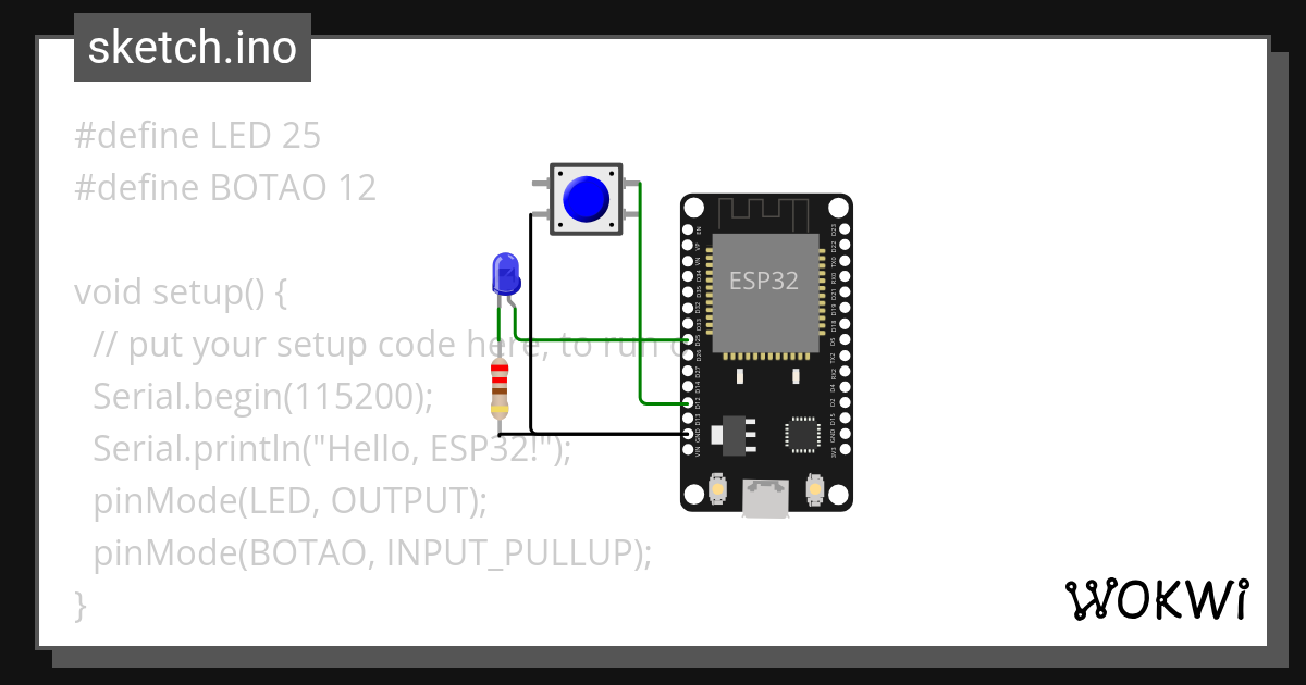 Projeto1 Wokwi Esp32 Stm32 Arduino Simulator