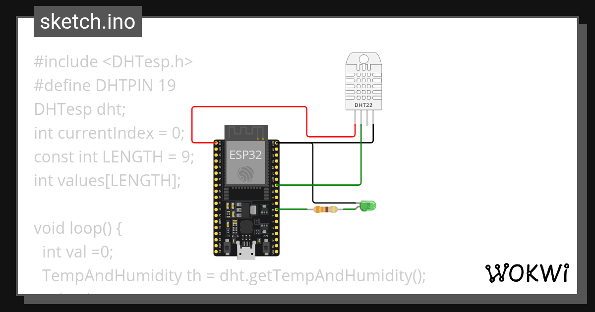 MEAN and REALTIMR - Wokwi ESP32, STM32, Arduino Simulator