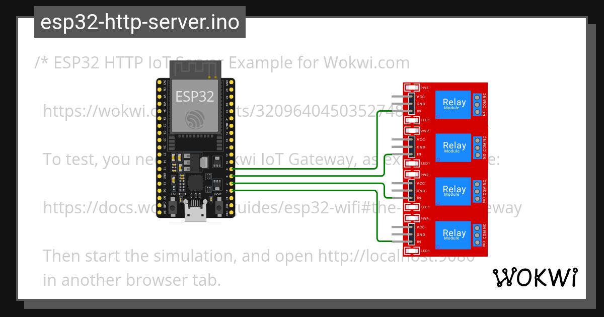 Wokwi - Online ESP32, STM32, Arduino Simulator