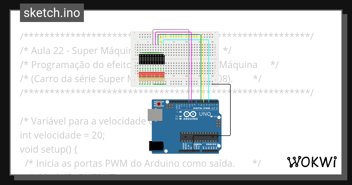 Super Maquina 2000 Copy - Wokwi ESP32, STM32, Arduino Simulator