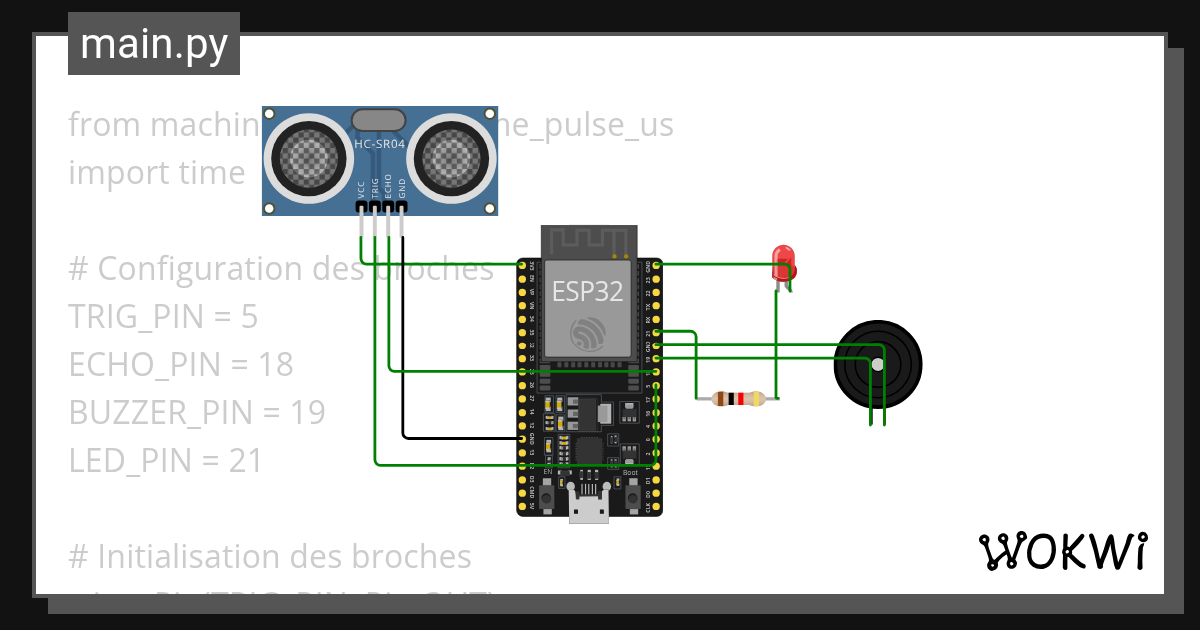 PROJET INFO - Wokwi ESP32, STM32, Arduino Simulator