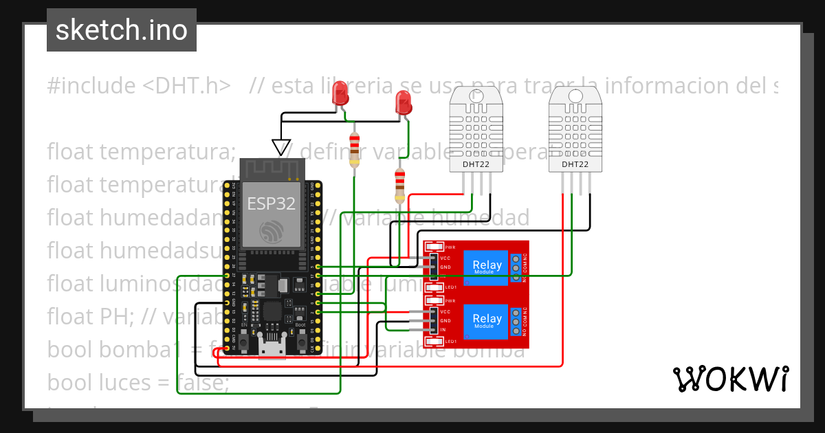 PYTemperaturaHumedad proyecto final - Wokwi ESP32, STM32, Arduino Simulator