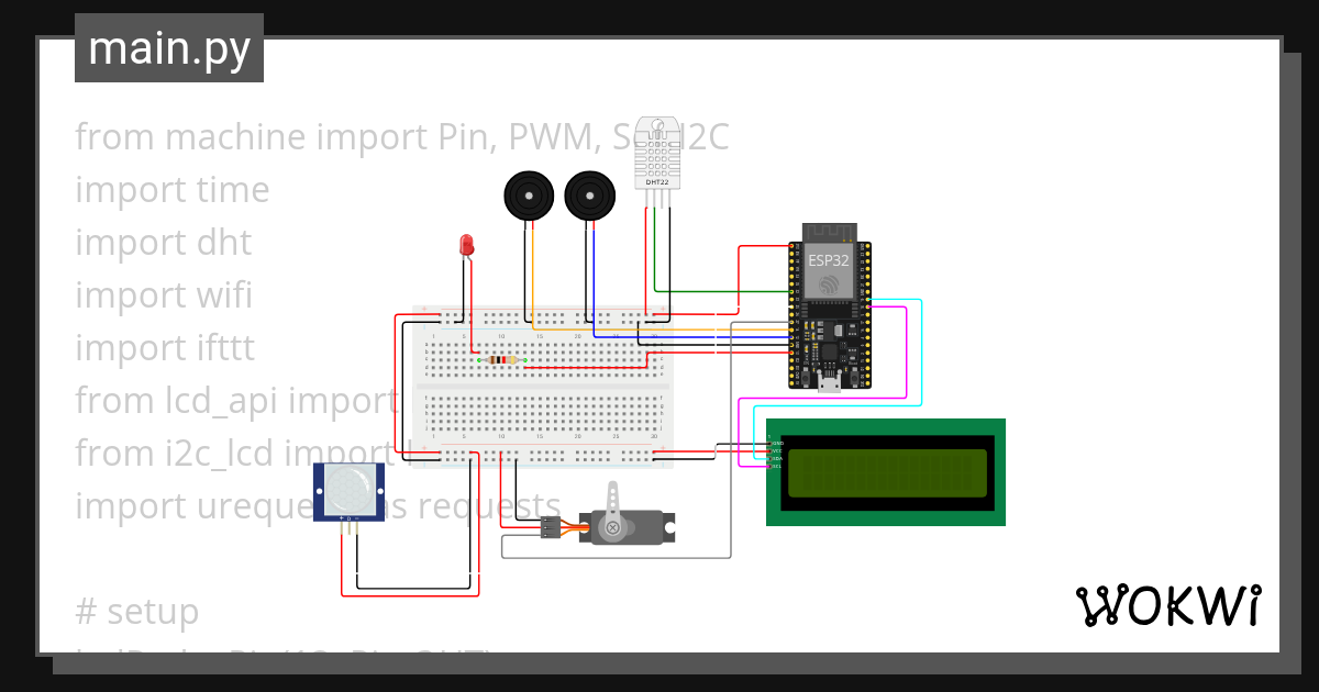 poultry farming fire etection System - Wokwi ESP32, STM32, Arduino Simulator
