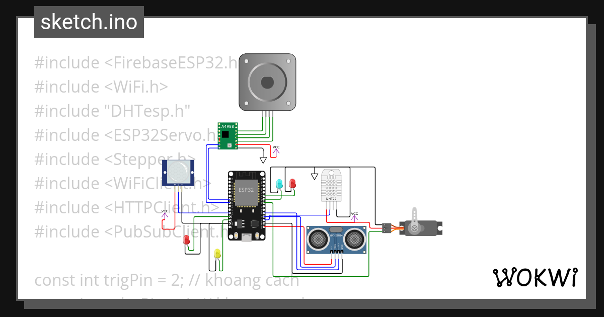 Smarthome Wokwi Esp32 Stm32 Arduino Simulator 1805