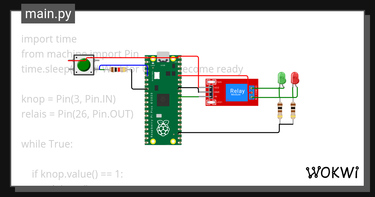 relais - Wokwi ESP32, STM32, Arduino Simulator relais - Wokwi ESP32, STM32, Arduino Simulator