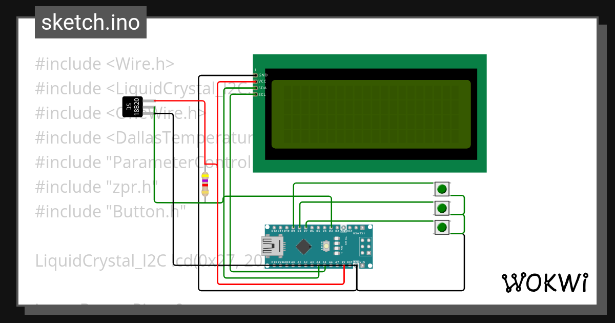 LCD_Menu_V50_tempsensorMitButton - Wokwi ESP32, STM32, Arduino Simulator