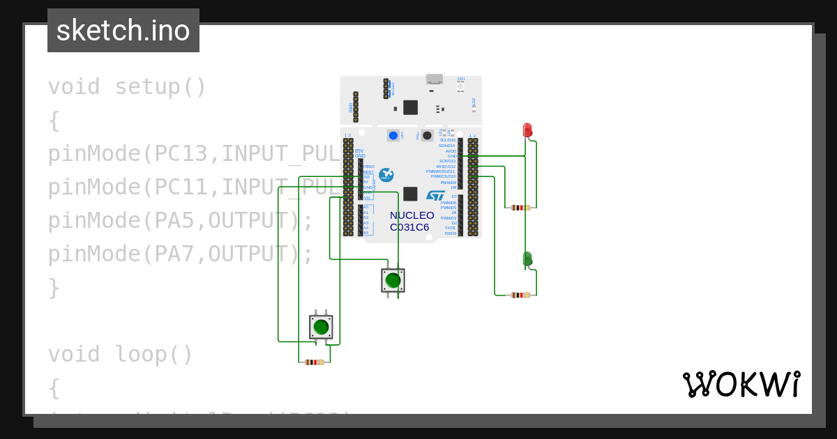 2switch Logic Wokwi Esp32 Stm32 Arduino Simulator 7054