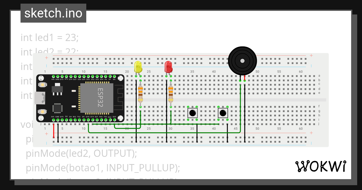Wokwi - Online ESP32, STM32, Arduino Simulator