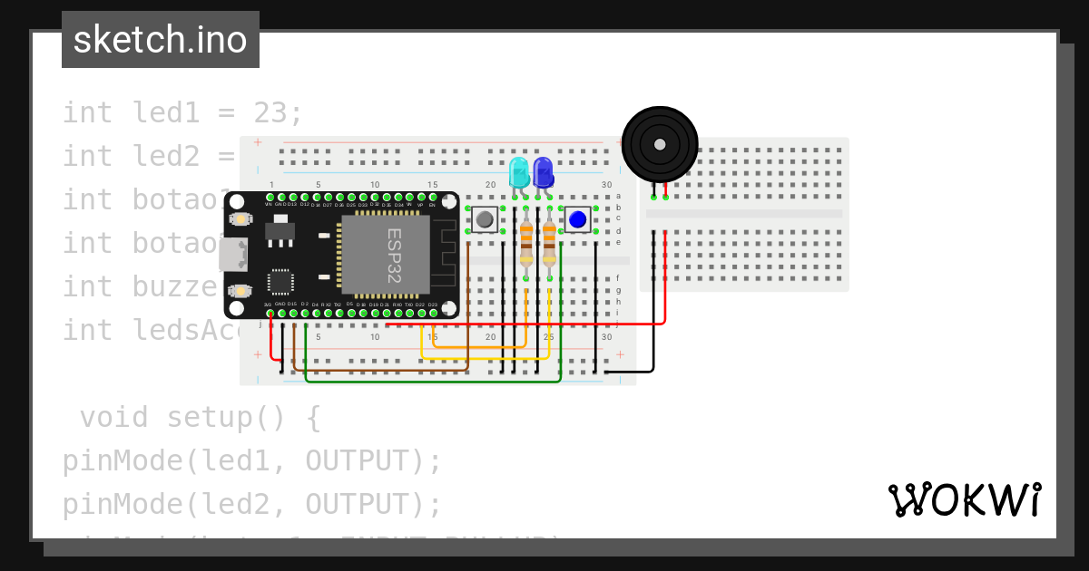11passarepassa Wokwi Esp32 Stm32 Arduino Simulator