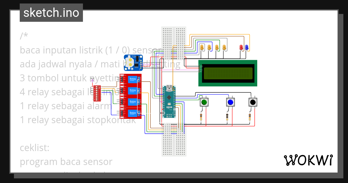 arduino relay gas-2 - Wokwi ESP32, STM32, Arduino Simulator