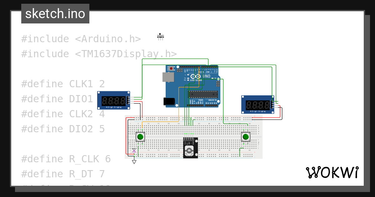 Chess Clock Wokwi Esp32 Stm32 Arduino Simulator