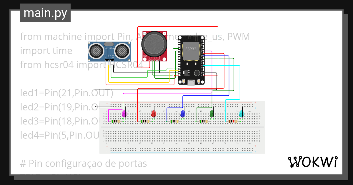 Joystick - Wokwi ESP32, STM32, Arduino Simulator