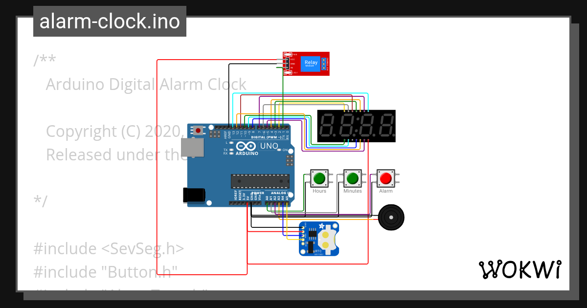 alarm-clock.ino Copy - Wokwi ESP32, STM32, Arduino Simulator