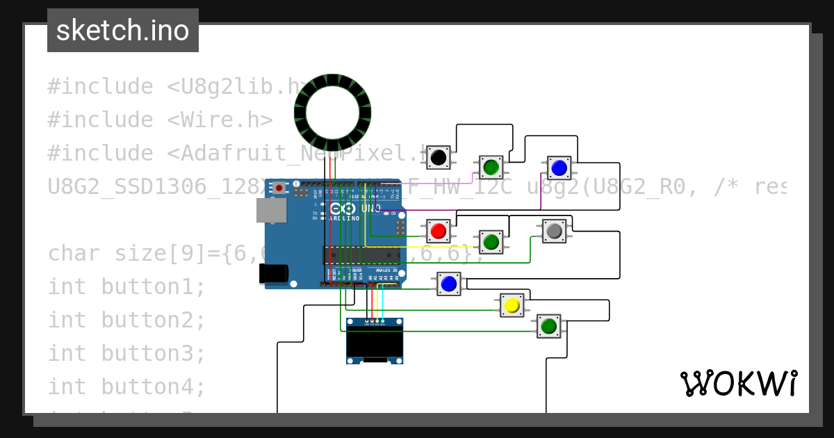 Keypad Code Neopixel Copy Wokwi Esp32 Stm32 Arduino Simulator