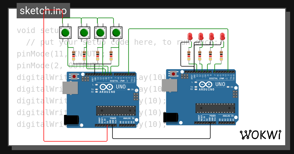 F1 Wokwi Esp32 Stm32 Arduino Simulator