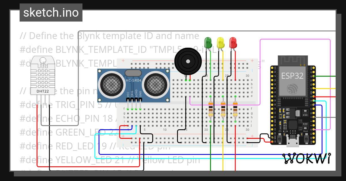 Smart Traffic Guardian - Wokwi ESP32, STM32, Arduino Simulator