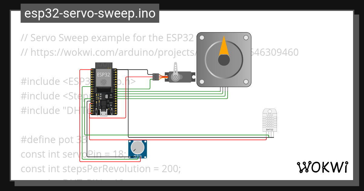 servo - Wokwi ESP32, STM32, Arduino Simulator