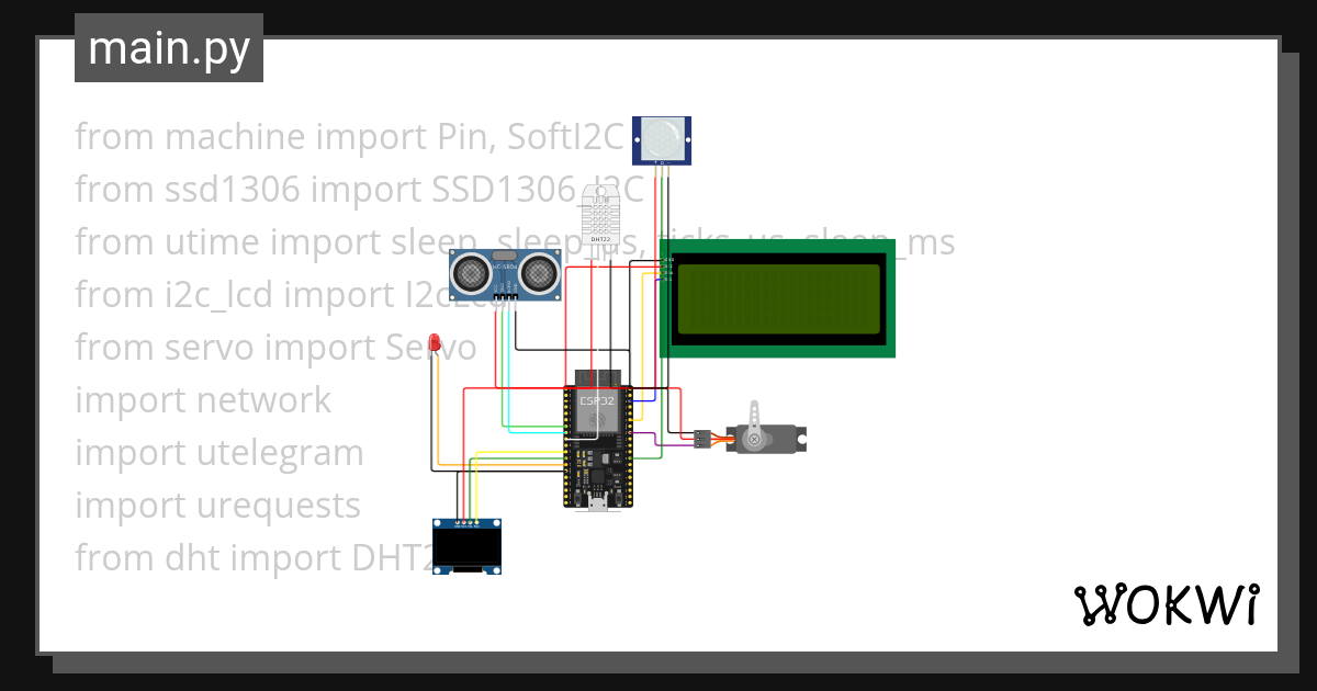 Cristall_Bot - Wokwi ESP32, STM32, Arduino Simulator
