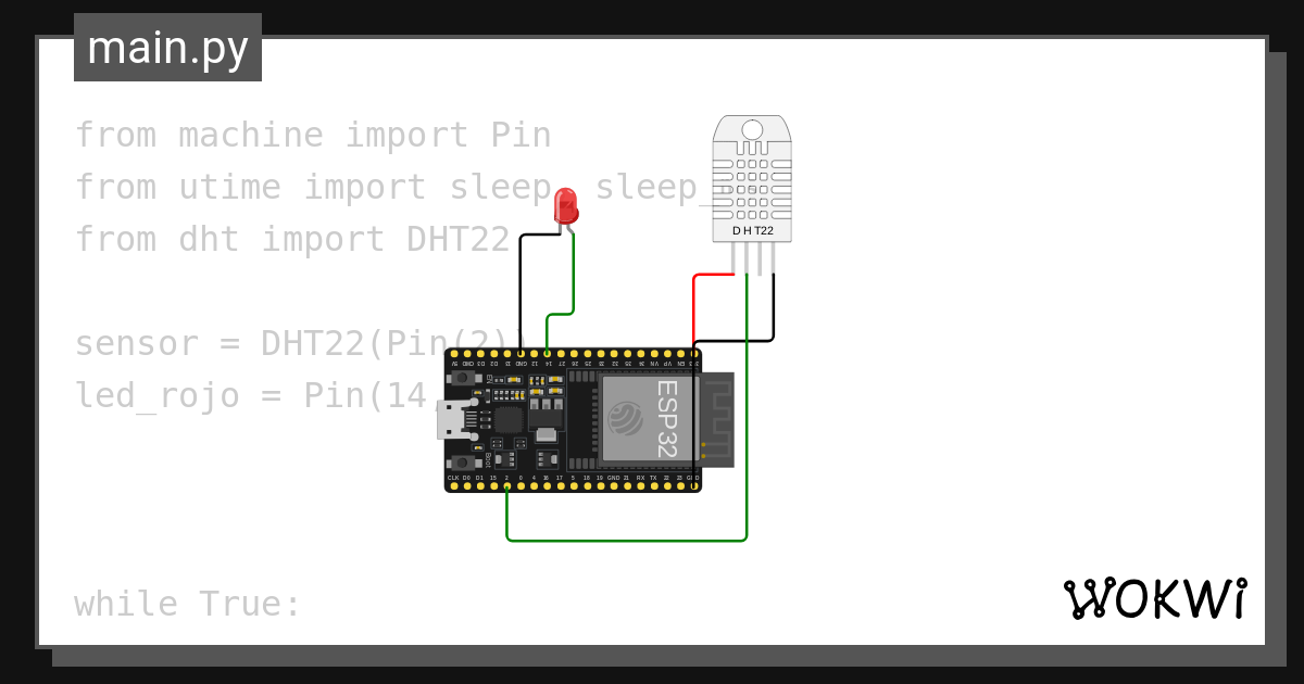 Led Ejemplo Wokwi Esp32 Stm32 Arduino Simulator 4281