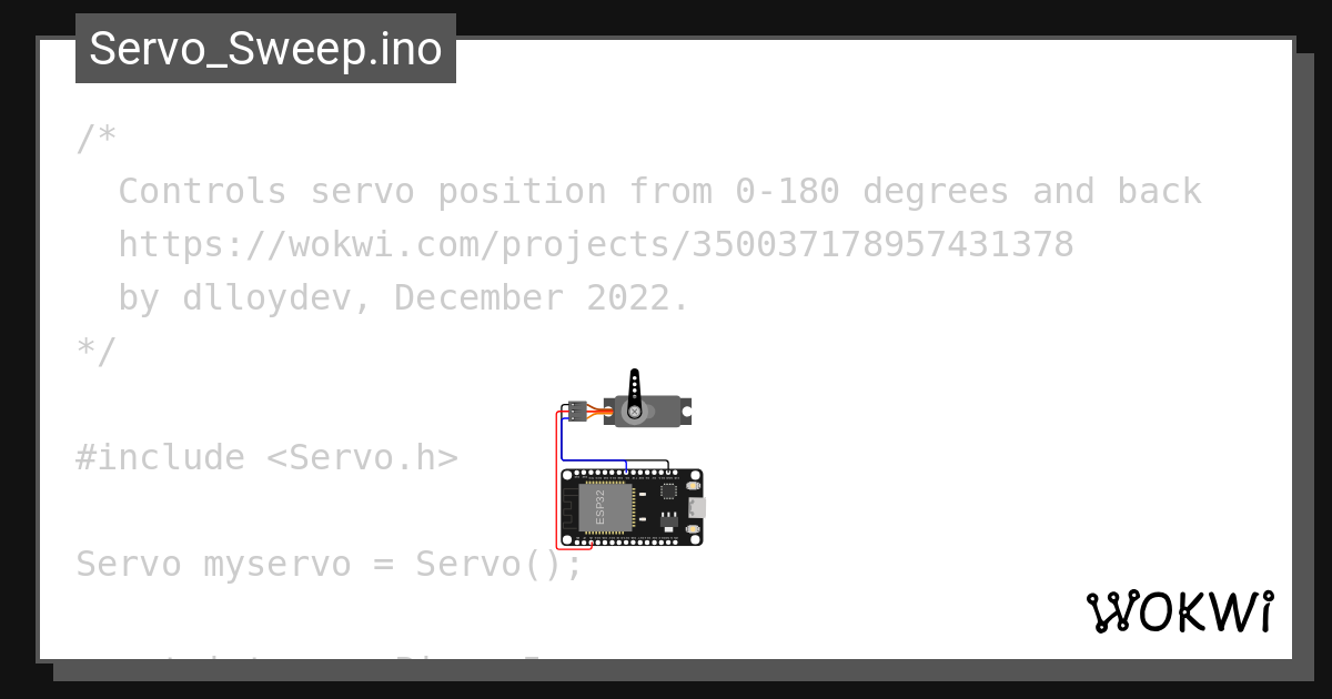Servoo Copy Wokwi Esp32 Stm32 Arduino Simulator 5583