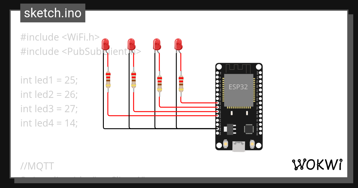 MQTT_Iluminación_casa - Wokwi ESP32, STM32, Arduino Simulator
