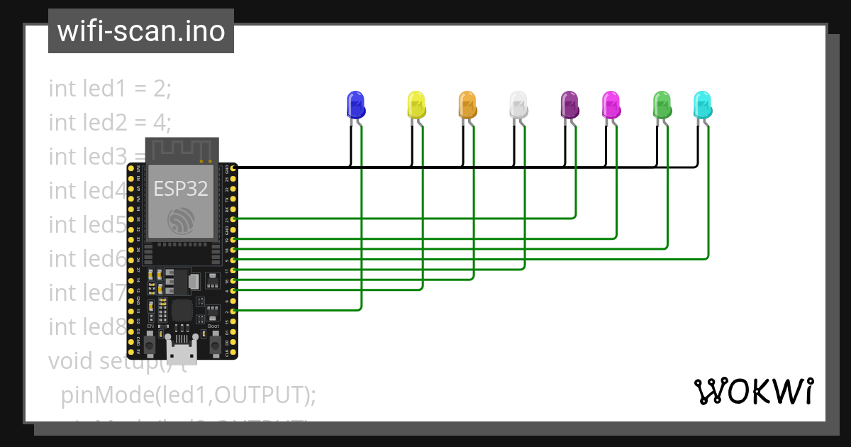 lab1.2 - Wokwi ESP32, STM32, Arduino Simulator