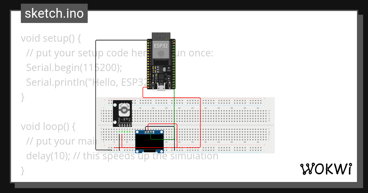 OLED Menu test - Wokwi ESP32, STM32, Arduino Simulator OLED Menu test - Wokwi ESP32, STM32, Arduino Simulator