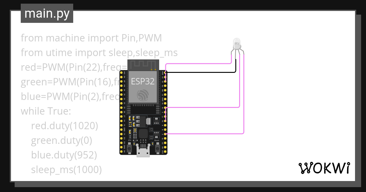 Rgb Copy Wokwi Esp32 Stm32 Arduino Simulator 