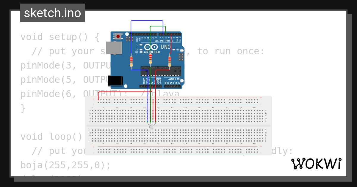 Rgb Anoda Wokwi Esp32 Stm32 Arduino Simulator