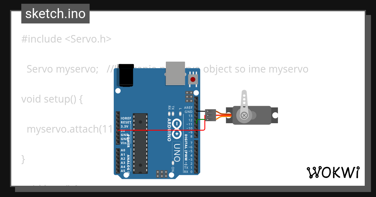 Servo_motor - Wokwi ESP32, STM32, Arduino Simulator